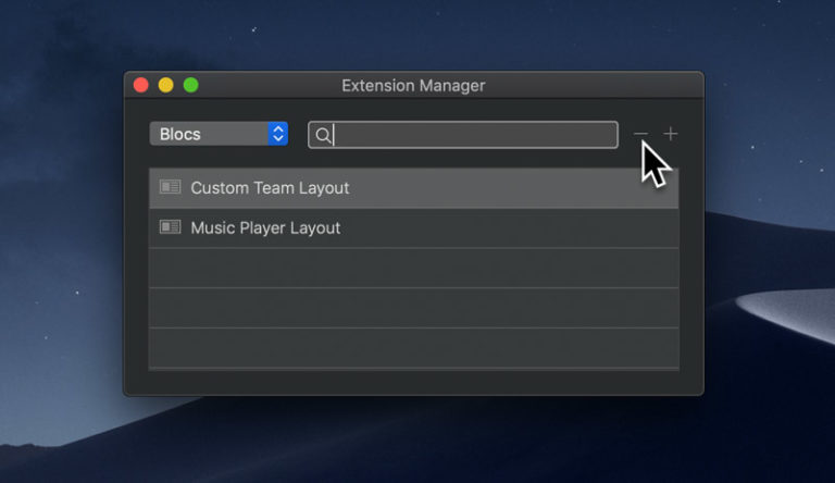 Custom Blocs – Blocs – User Documents